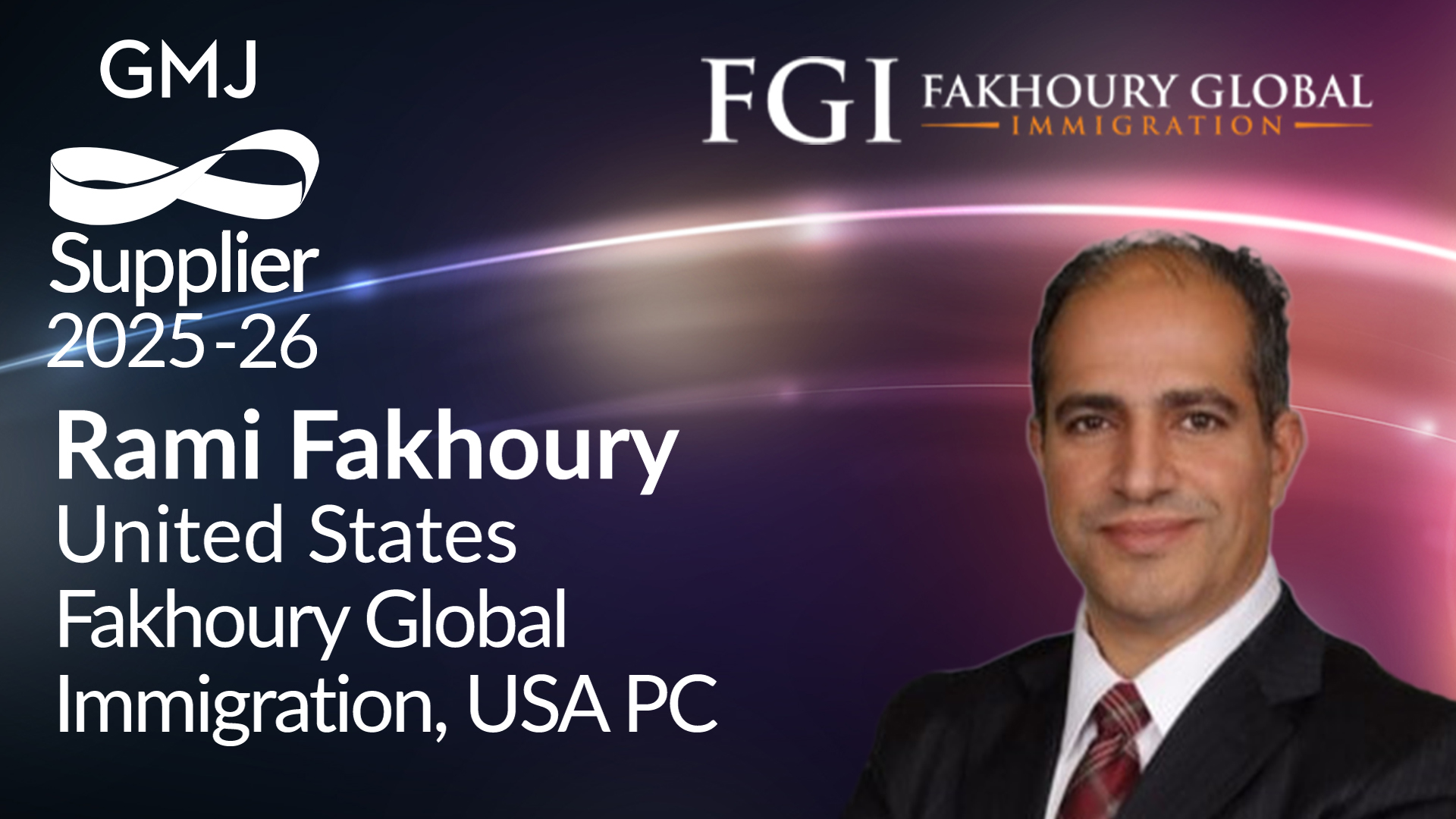 Rami Fakhoury - Fakhoury Global Immigration USA PC - GMJ Supplier ...